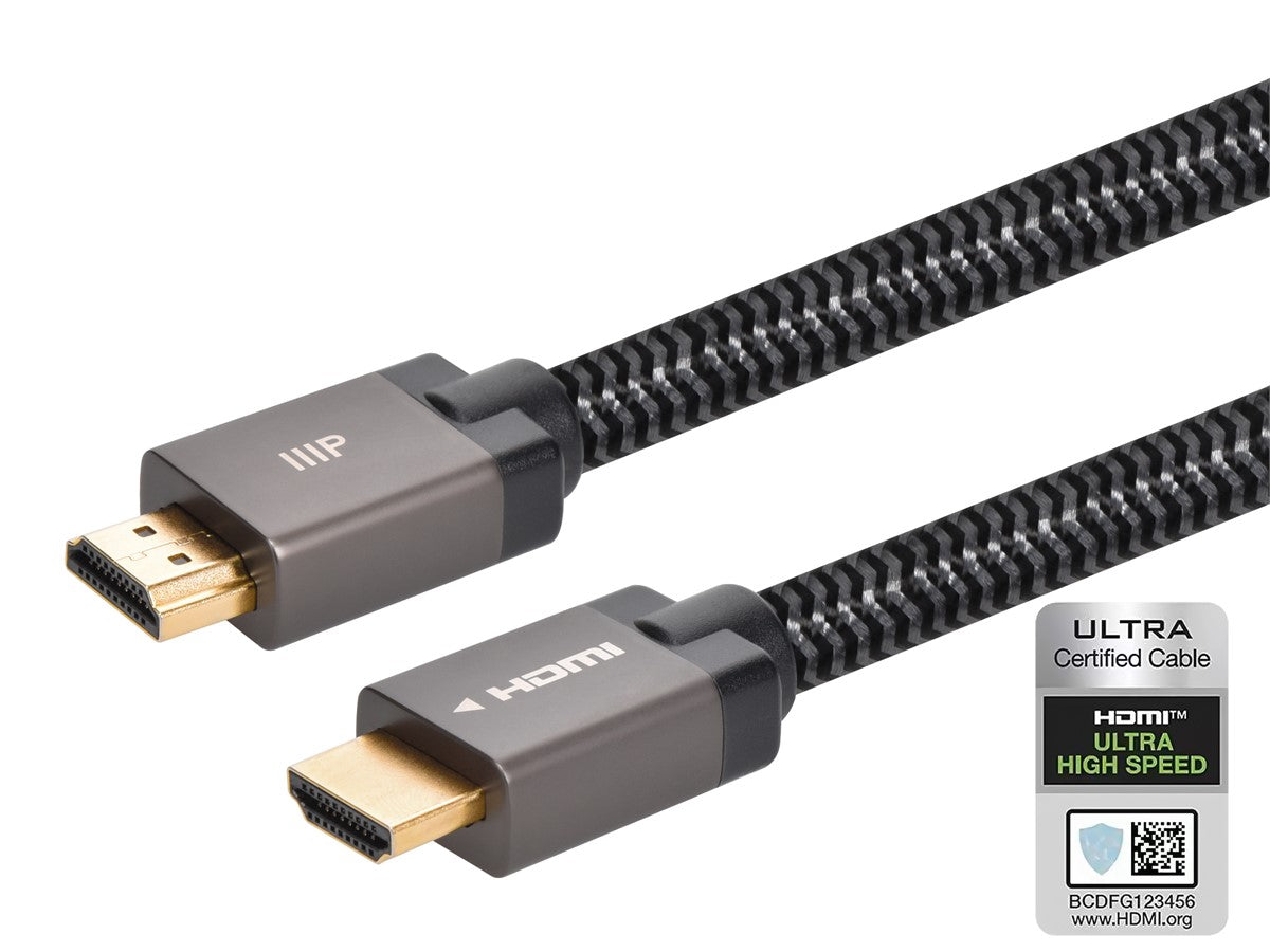 Monoprice 8K Ultra High Speed HDMI Cable - Braided – Ultra Sound & Vision