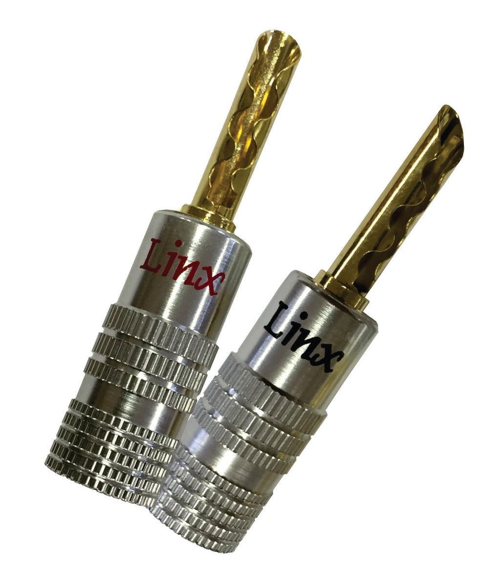 Linx Banana Plugs 4 Pack - Quality Speaker Connectors – Ultra Sound ...
