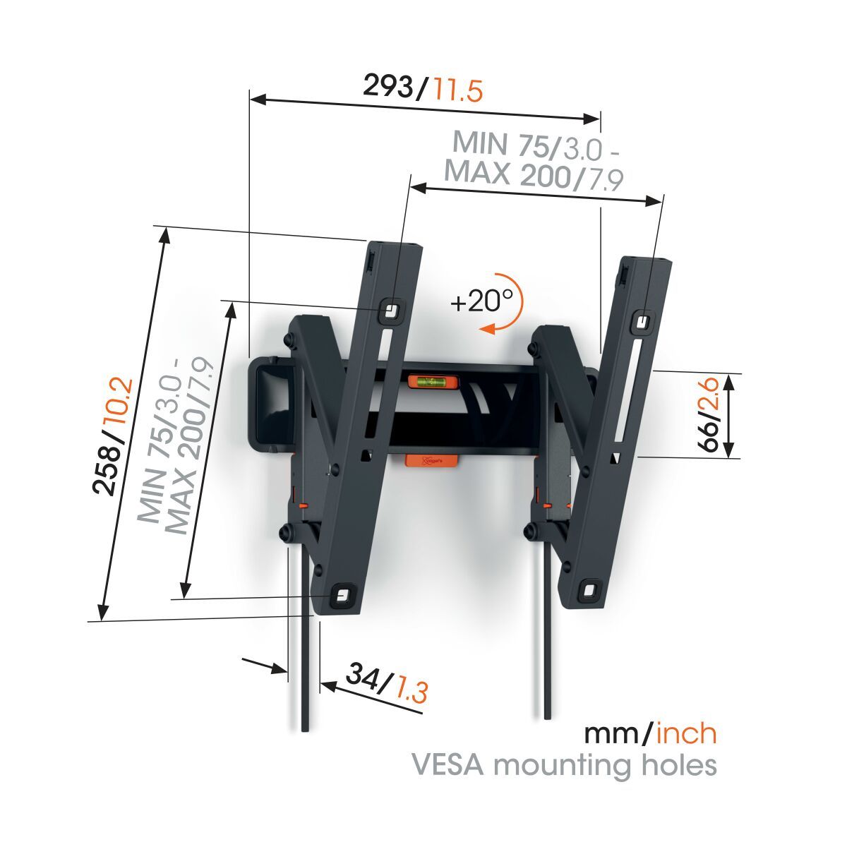 Vogels TVM 3215 Tilting TV Wall Mount – Ultra Sound & Vision